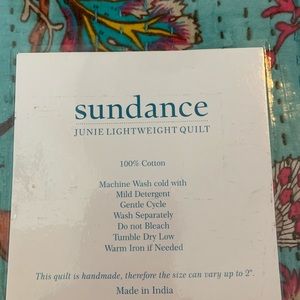 Sundance | Bedding | Sundance Catalog Queen Lightweight Junie Quilt Nwt ...